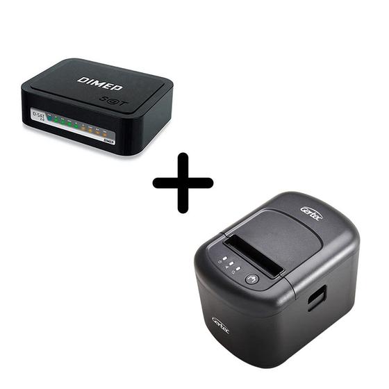 KIT SAT Fiscal Dimep 2.0 e Impressora Térmica Não Fiscal Gertec G250 (Ethernet, USB e Serial ...