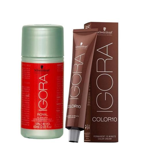 Kit Schwarzkopf Igora Royal 12% 40V E Igora Color10 6/4 - Salão de ...