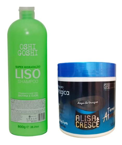 Kit Selagem Botox Escova Redutor De Volume Profissional Fit ...