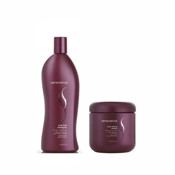 Kit Senscience True Hue Shampoo 1L e Inner Intensif 500ml (2 Produtos ...