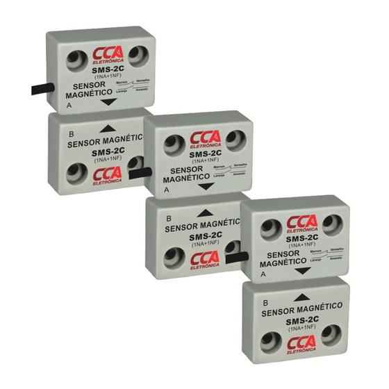 Kit Sensor Magnético de Proximidade Emissor + Receptor 1NA+1NF - CCA ...