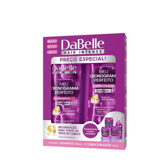 Kit Shamp e Cond Meu Cronograma Perfeito DaBelle Hair - Kit de ...