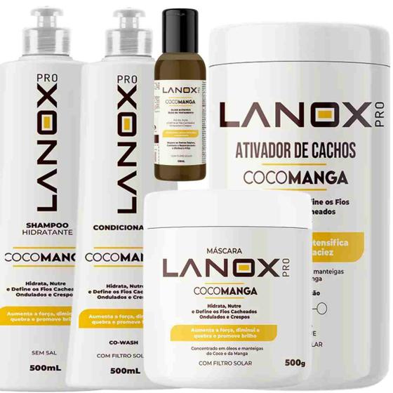 Kit Shampoo Condic. Máscara ativador e Gelatina CocoManga - Thihair ...