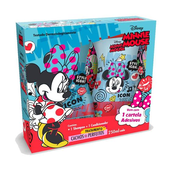 Kit Shampoo + Condicionador Disney Minnie Mouse Cachos 250ml - Kit ...