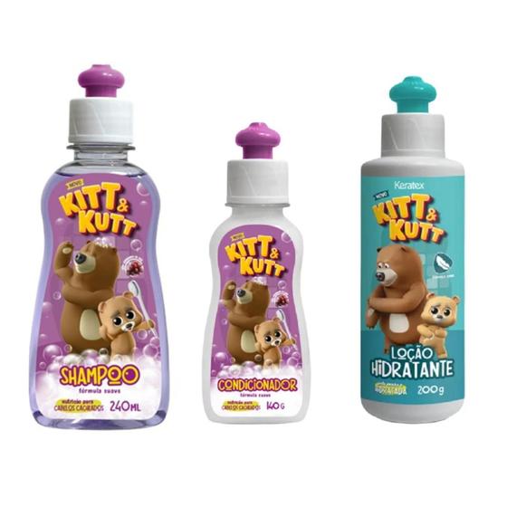 Kit Shampoo Condicionador Infantil Hidratante Corporal - Kitt Kutt ...