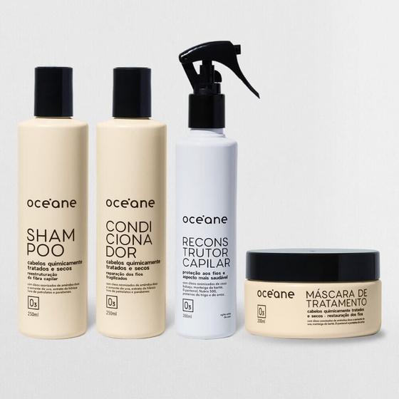 Kit Shampoo + Condicionador + Máscara de Tratamento para Cabelos ...