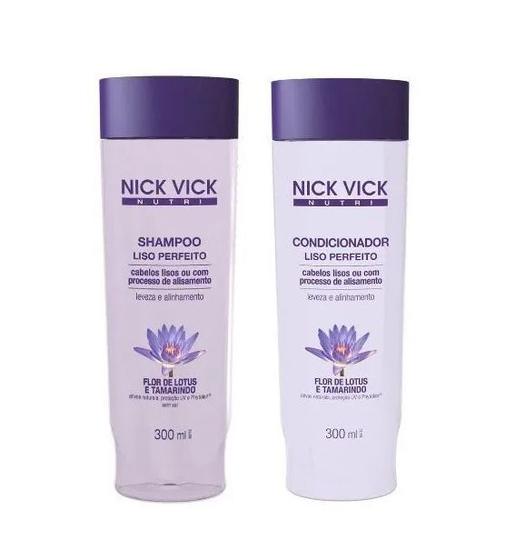 Kit Shampoo e Condicionador Nick Vick - Liso Perfeito - Kit Shampoo e ...