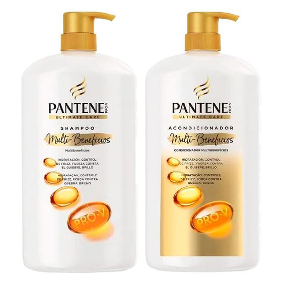 Kit Shampoo e Condicionador Pantene Ultimate Care Multibenefícios 1 ...