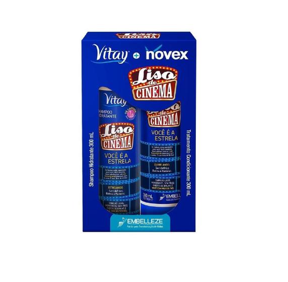 Kit Shampoo E Condicionador Vitay + Novex Liso De Cinema - Embelleze ...