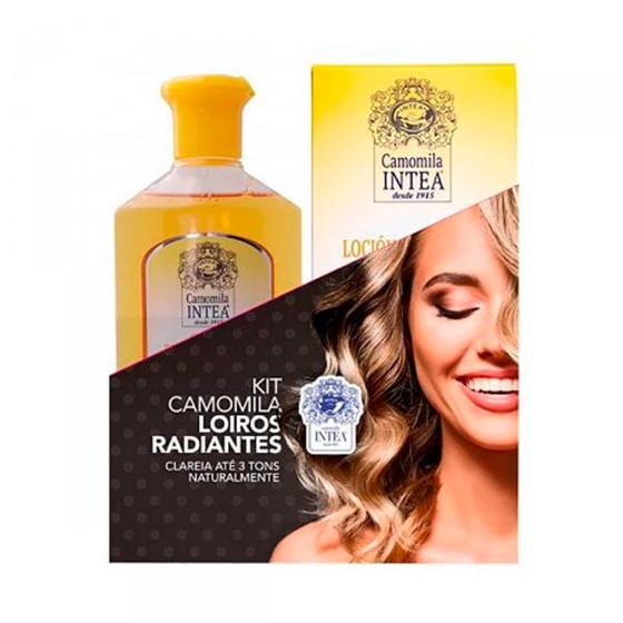 Kit Shampoo Intea Camomila Loiros Radiantes 250ml + Loção Clareadora ...