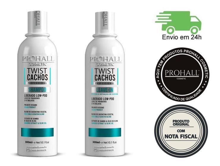 Kit Shampoo + Leave In Ultra Hidratante Twist Cachos Vegano! - Prohall ...