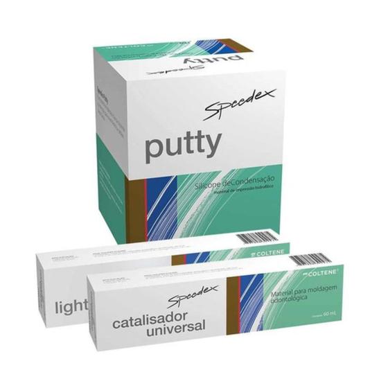 Kit Silicone de Condensação Coltene Speedex (Denso Putty 1Kg + 1 Fluido ...