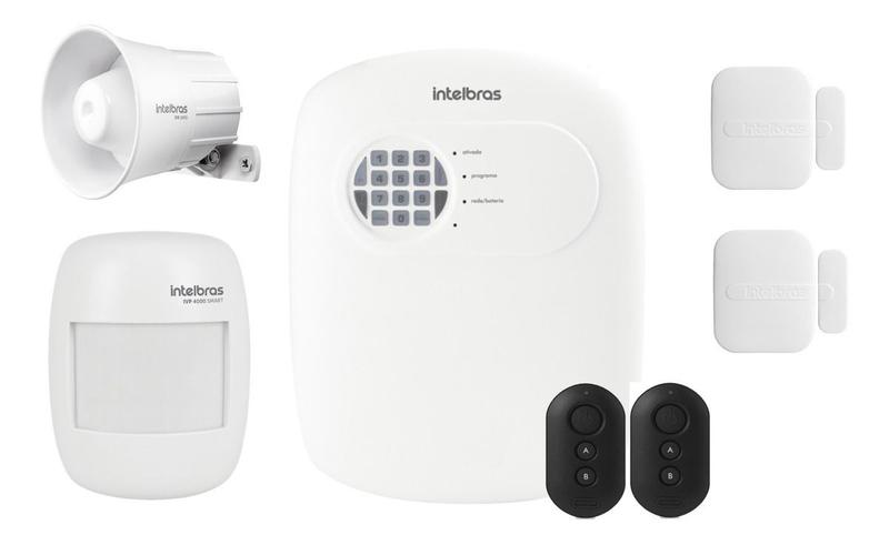 Kit Sistema De Alarme Anm 24 Net Completo Intelbras - Alarme ...