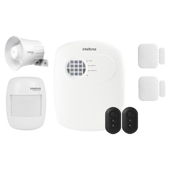 Kit Sistema De Alarme Anm 24 Net Completo Intelbras - Alarme ...