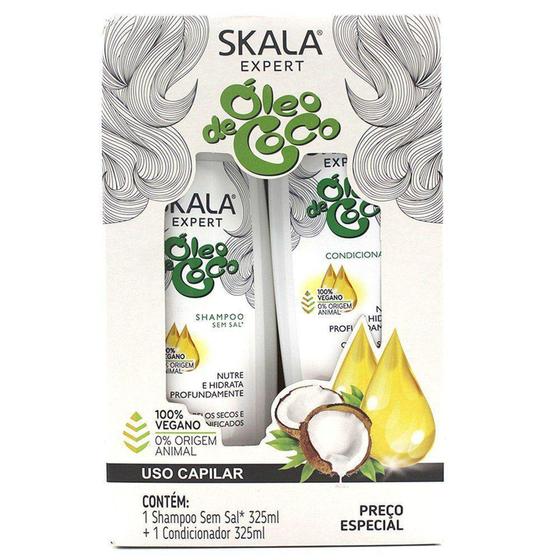 Kit Skala Óleo de Coco Shampoo + Condicionador 325ml - Kit Shampoo e ...