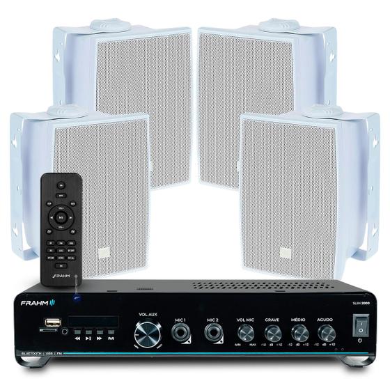 Kit Som Ambiente Jbl Bluetooth Slim 2000 Usb Sd Controle Remoto Home ...