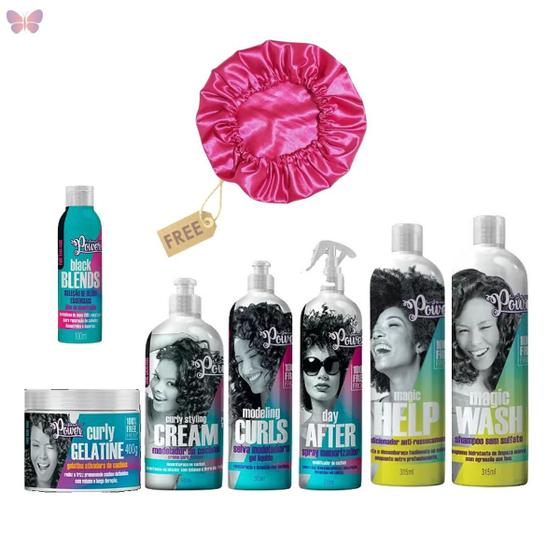 Kit Soul Power Finalizadores Modela Cachos Ondulados Crespos - Co Wash ...