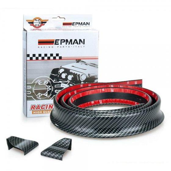 Kit Spoiler Adesivo Aerofólio Aerodinâmico Epman 1.5 Metros - Fibra de ...