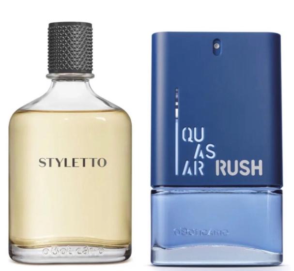 Kit Styletto e Quasar Rush desodorante colônia 100ml O Boticário - Kit ...