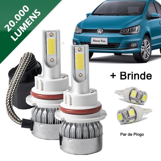 Kit Super Led Fox 2010 a 2020 Farol Baixo 20000 Lumens - LUX LED V10 ...