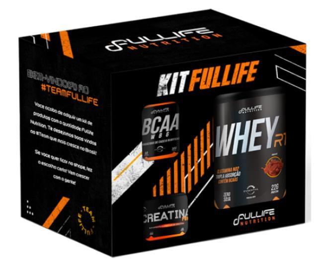 kit Suplemento - Combo Fullife com Whey Protein Concentrado + Creatina ...
