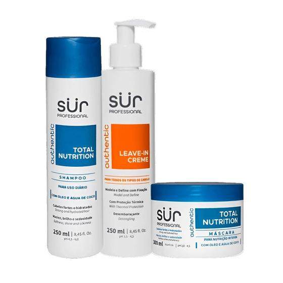 Kit Sur Professional Total Nutrition Shampoo 250ml + Condicionador ...
