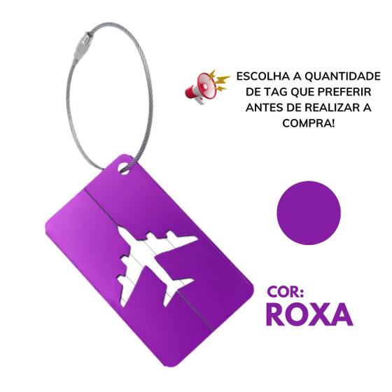 Kit Tag Para Mala Viagem Identificador Etiqueta A Prova De Água ...