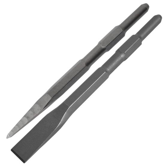 Kit Talhadeira e Ponteira Sextavada 26cm para Martelete 17mm - SA Tools ...