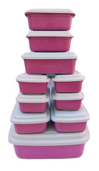 KIT TAPOER 10 PEÇAS - ref-0028 - GALERIA UTILIDADES - Pote - Magazine Luiza