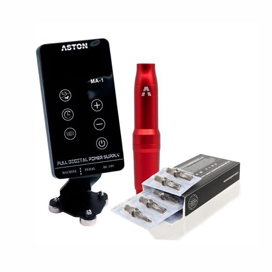 Kit Tattoo Pen Adapt com Fonte Digital Aston - Fonte para Máquina de ...