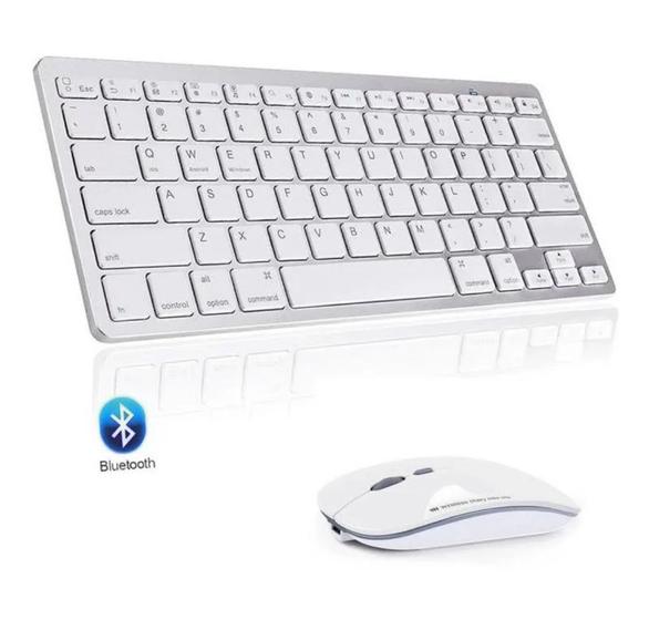 kit Teclado e Mouse sem Fio silencioso bluetooth - Kpbom - Kit Teclado e Mouse - Magazine Luiza