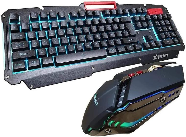 Kit Teclado Gamer Mouse Gamer Teclado Com Led Hk8500 Xtrad - Kit Gamer ...