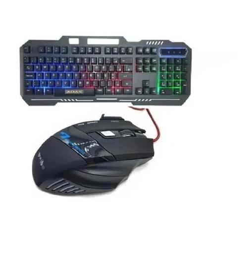 Kit Teclado M-888 Mouse X7 Luminado Gamer Semi Mecânico Led Rgb - dfjn ...