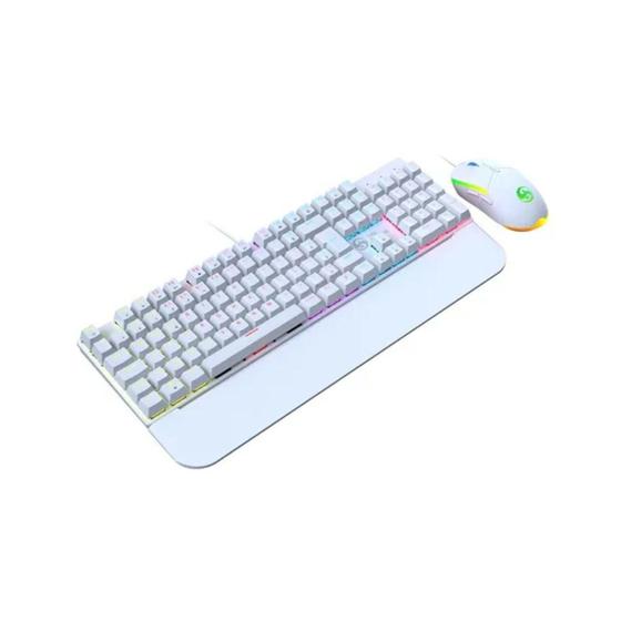 Kit Teclado Mecânico Gamer e Mouse Gamer RGB Fire Phoenix BK-03 - Kit Gamer - Magazine Luiza