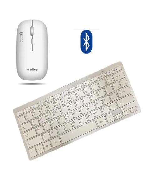 Kit Teclado Mouse Bluetooth iMac iPad Android Phone Celular - dfjn ...