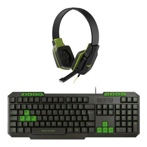 Kit Teclado Mouse Gamer Verde Green Multilaser - Kit Gamer - Magazine Luiza