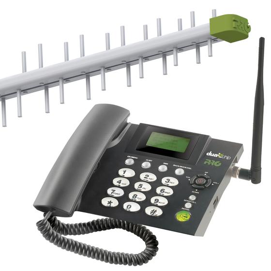 Kit telefone celular rural quad band - Proeletronic - Telefone ...
