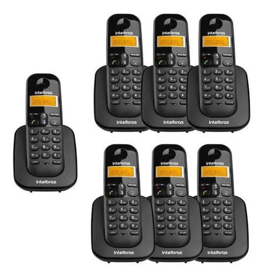 Kit Telefone Residêncial Sem Fio Ts 3110 + 6 Ramais Ts 3111 - INTELBRAS ...