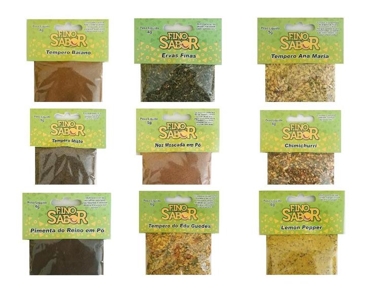 Kit Tempero 300 Sachês Master Sabor Mais Display Expositor - Tempero ...