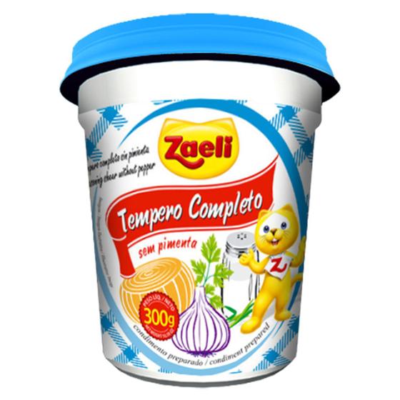 Kit Tempero Completo sem Pimenta Zaeli 300g Pote 3un - Tempero - Magazine Luiza