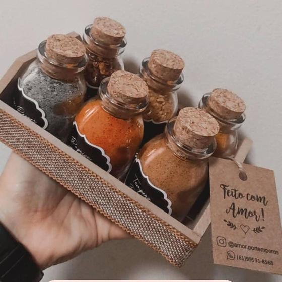 Kit temperos - TEMPEROS COM AMOR - Temperos e Condimentos - Magazine Luiza