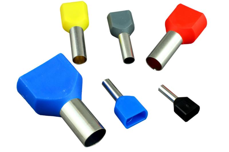 KIT TERMINAIS TUBOLARES DUPLOS ILHÓS 1,5 Á 16mm² - 120 Und - MANUKS ...