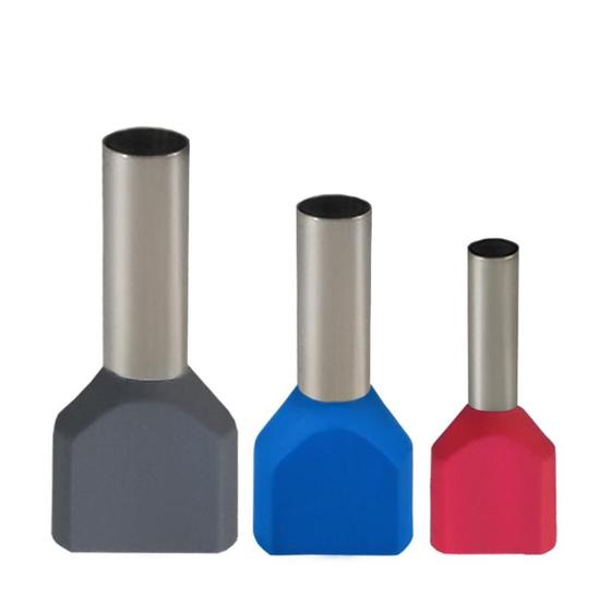 Kit Terminal Pré-Isolado Tubular Duplo - SIBRATEC - Terminais Elétricos ...