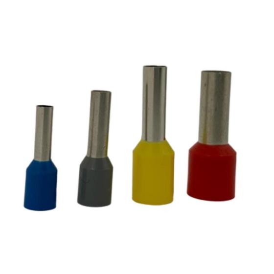 Kit Terminal Tubular Ilhós 2,5 / 4,0 / 6,0 / 10mm² 100pçs - CRIMPER ...