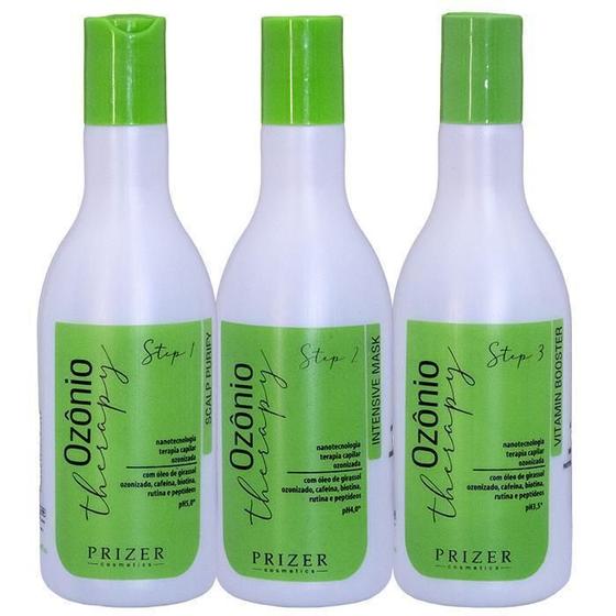 Kit Therapia Capilar 3 Passos Prizer Cosmeticos - Prizer Cosmetics ...