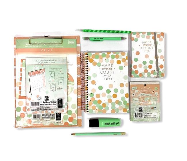 Kit Tilibra Prancheta, Agenda, Caderno Pontilhado - Agendas e ...