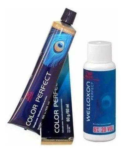kit Tinta Color Perfect 8/0 + Ox 30vol - wella - Salão de Beleza ...