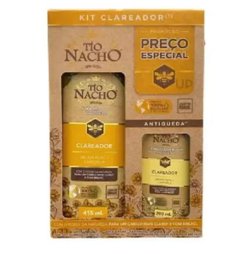 Kit Tio Nacho Clareador (1 SHAMPOO DE 415ml + 1 CONDICIONADOR DE 200ml ...