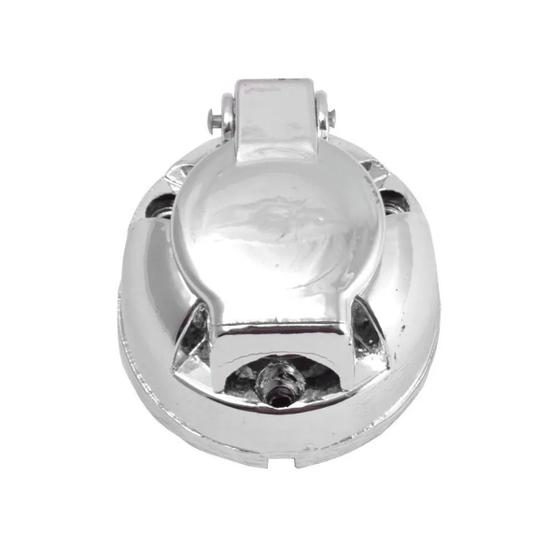 Kit tomada engate macho e femea 7 polos cromada reboques em geral ...