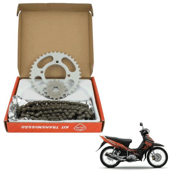 Kit Transmissão Yamaha Cripton 100 Aço 1045 Allen 37/15 248H - 950300 ...